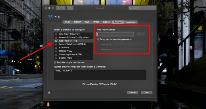 How To Configure A Proxy On MacOS